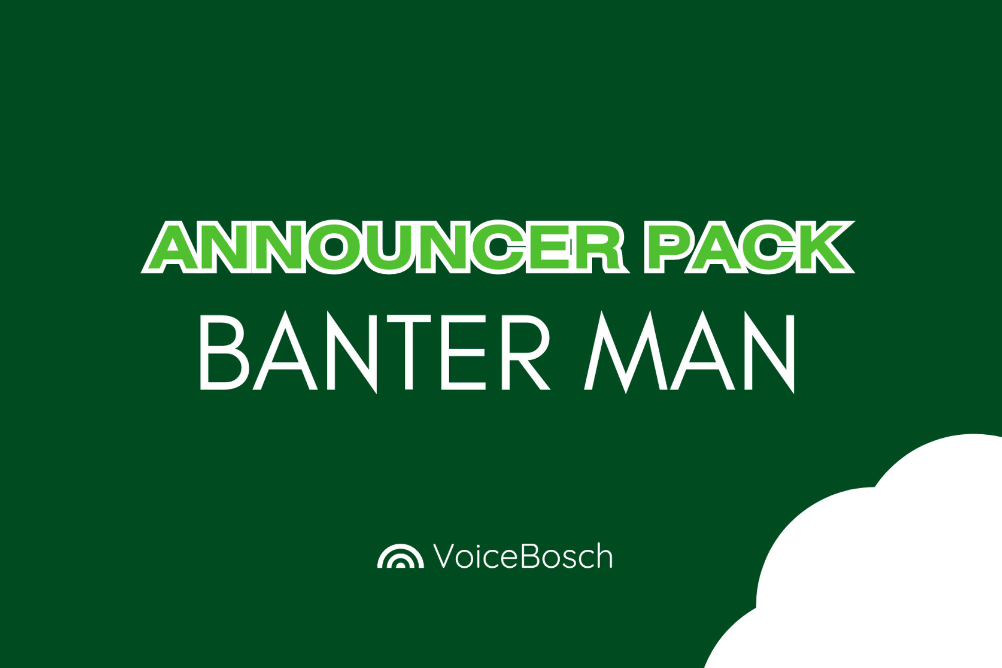 Banter Man - Announcer Audio Pack | Voices Sound FX | Unity Asset Store