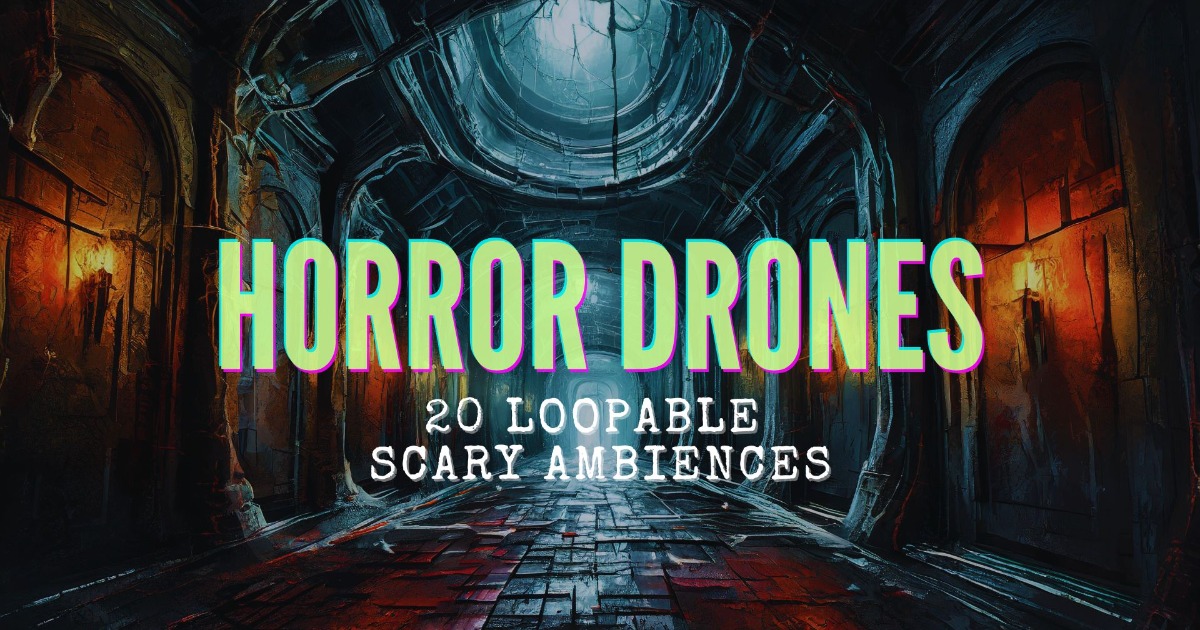 Horror Drones: 20 Loopable Scary Ambiences | Audio Ambient | Unity ...