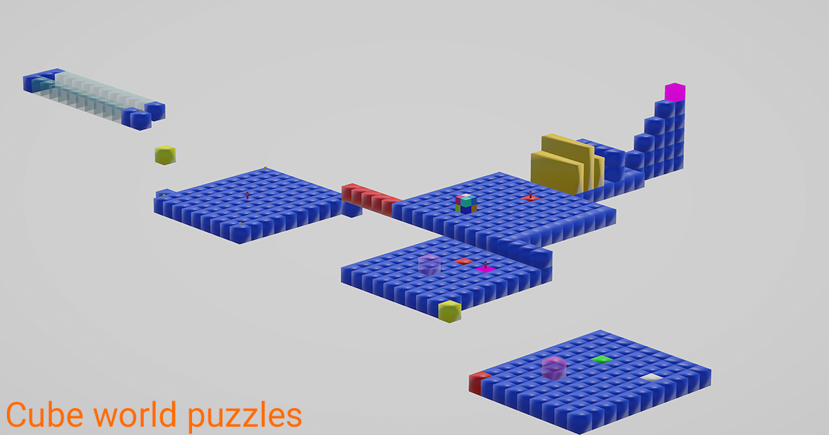Cube World Puzzles – Starter kit | ゲームツールキット | Unity Asset Store
