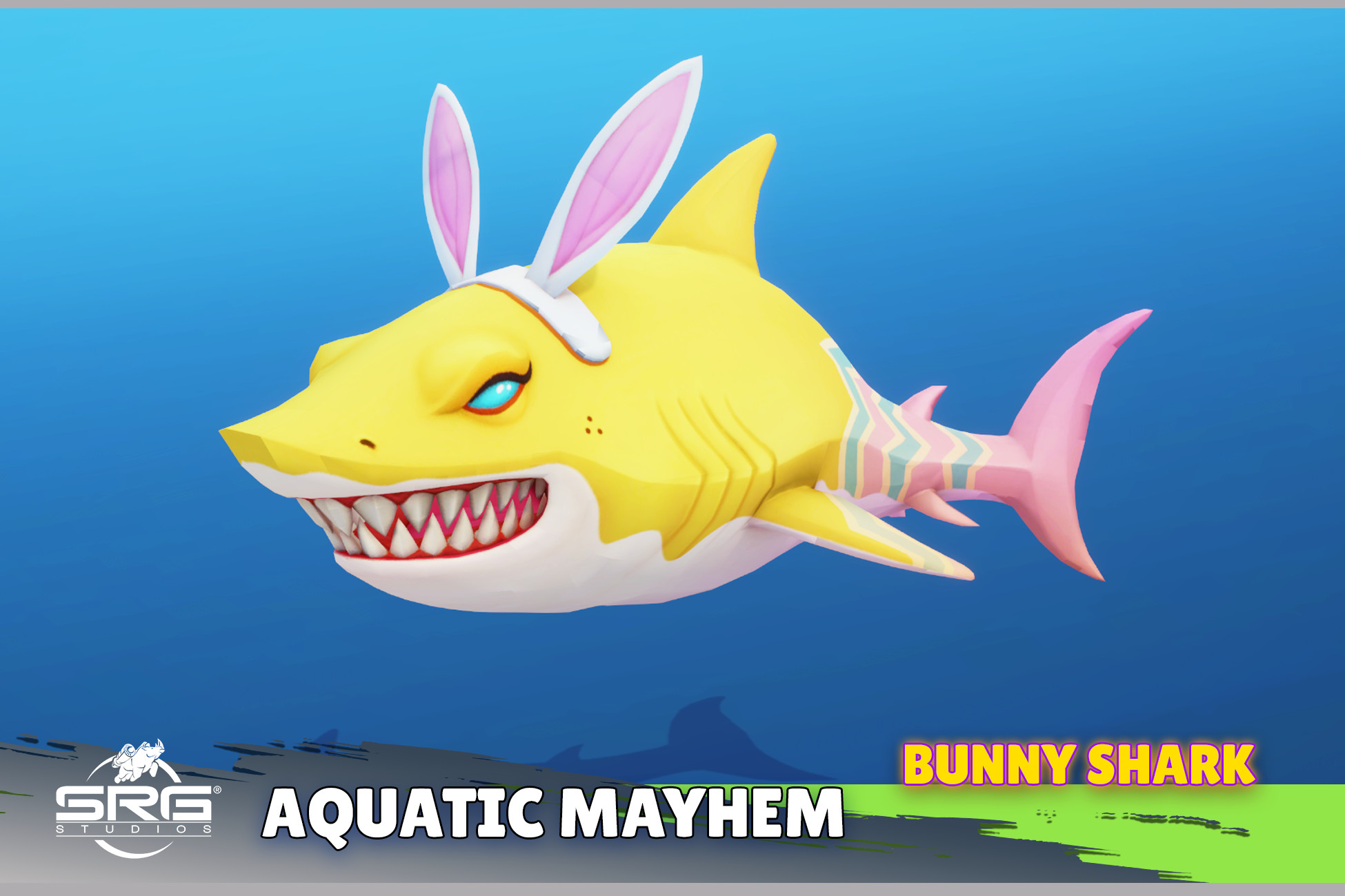 Aquatic Mayhem - Bunny Shark | 3D Characters | Unity Asset Store