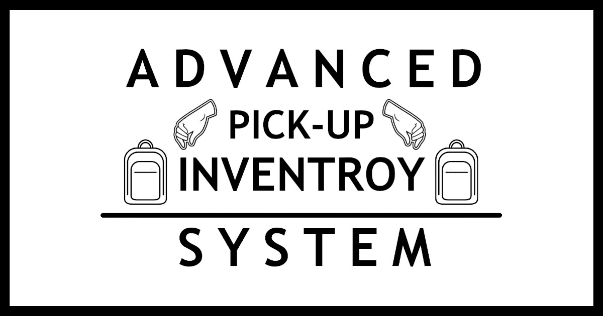 Advanced Pick-Up Inventory System | Game Toolkits | Unity Asset Store