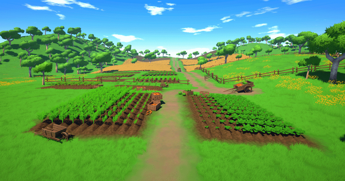 Farm - Stylized Fantasy Environment | 3D Industrial | Unity Asset Store