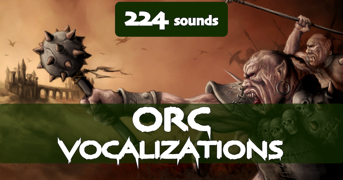 Orc Vocalizations | Creatures Sound FX | Unity Asset Store