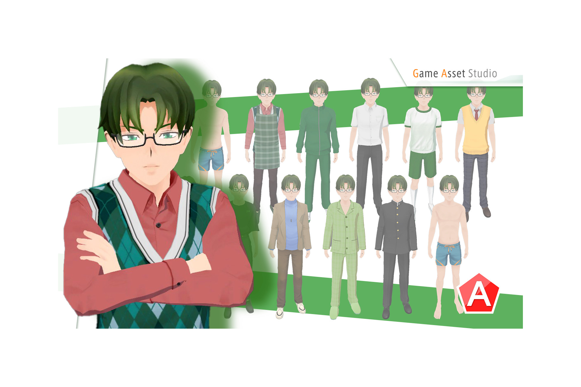 Ryosuke Character Pack | Characters | Unity Asset Store