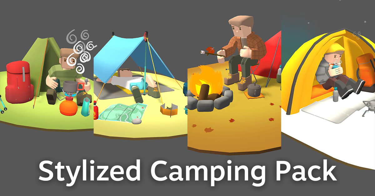 Stylized Camping Pack | 3D Props | Unity Asset Store