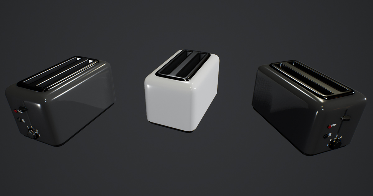 Furniture And Appliances - Toaster | 3D Electronics | Unity Asset Store