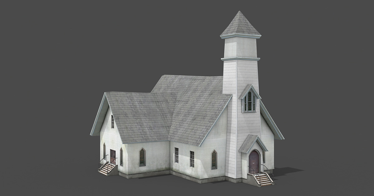 Modern Church | 3D Urban | Unity Asset Store