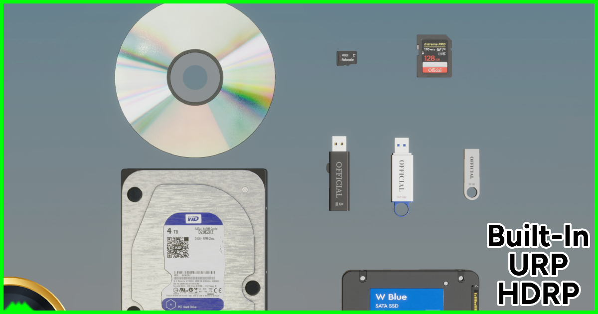 Memory Gadgets | 3D Electronics | Unity Asset Store