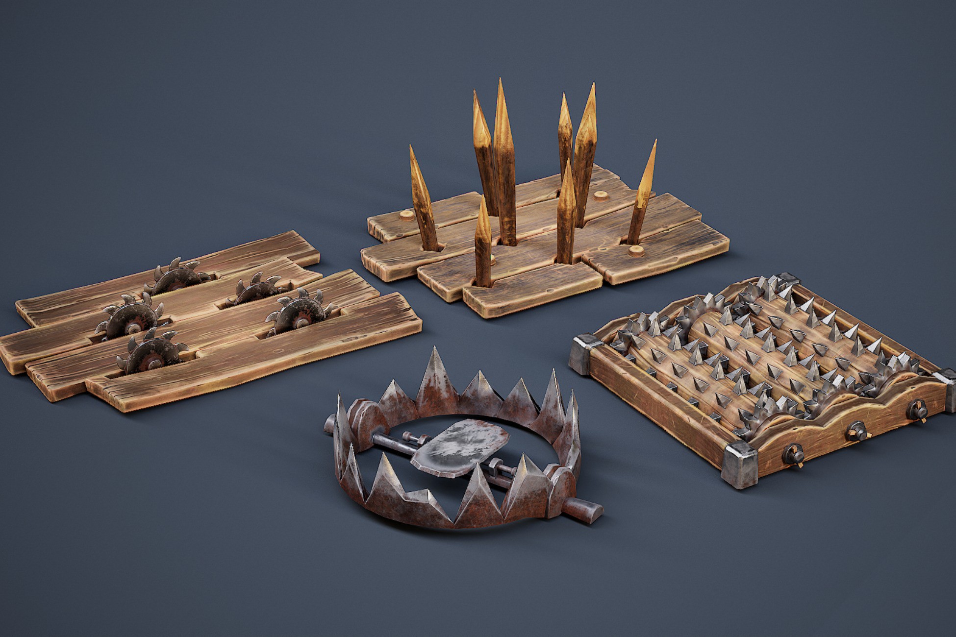 Realistic animated traps | 3D Props | Unity Asset Store