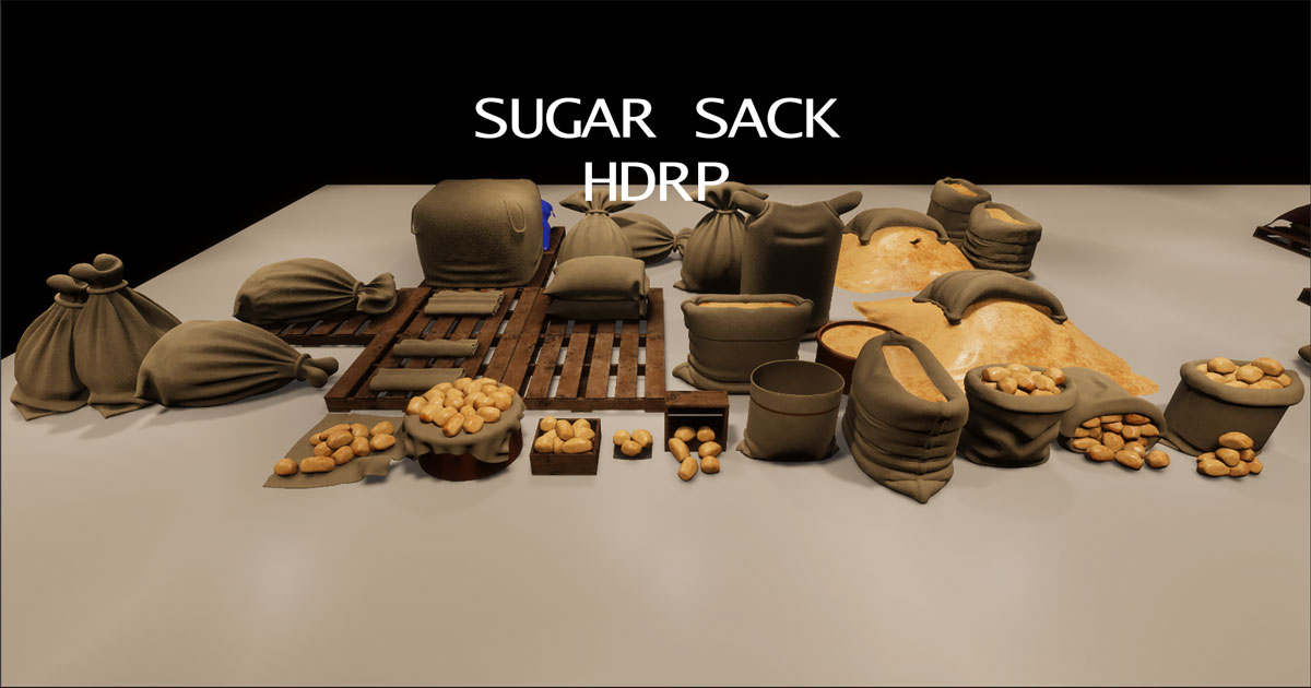 Sugar Sack HDRP | 3D Props | Unity Asset Store