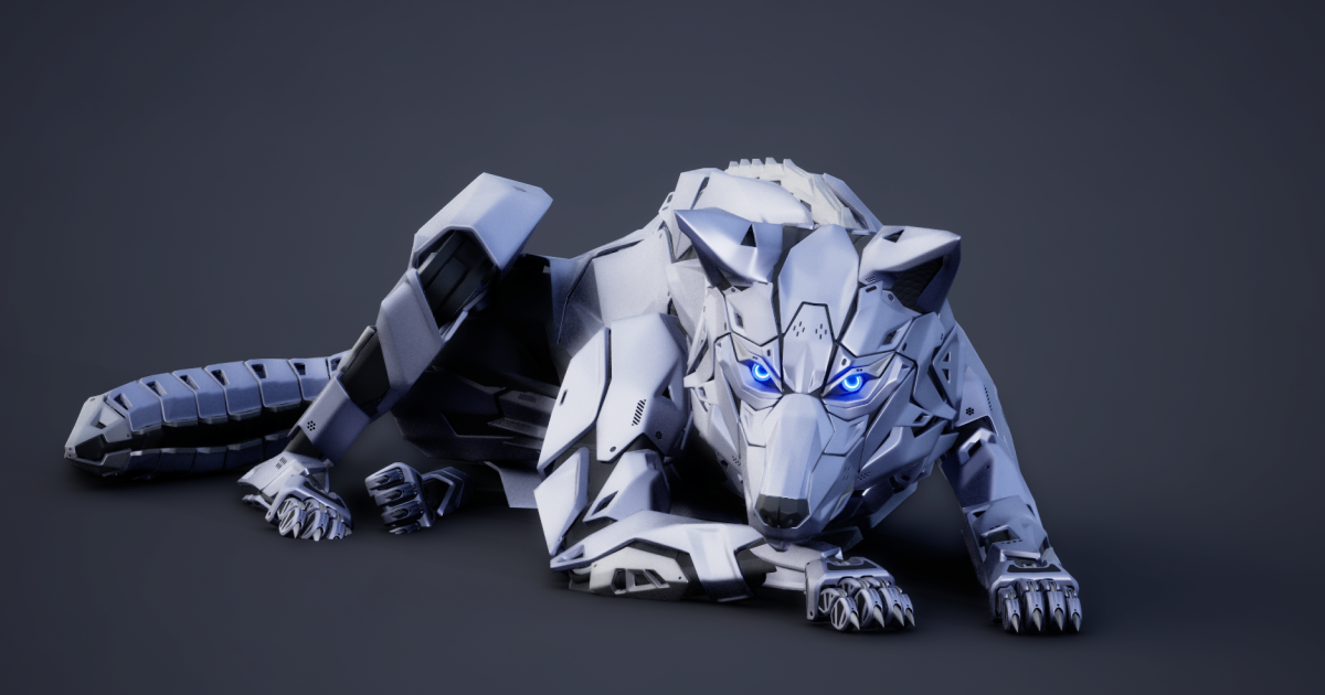 Robot Wolf | 3D Robots | Unity Asset Store