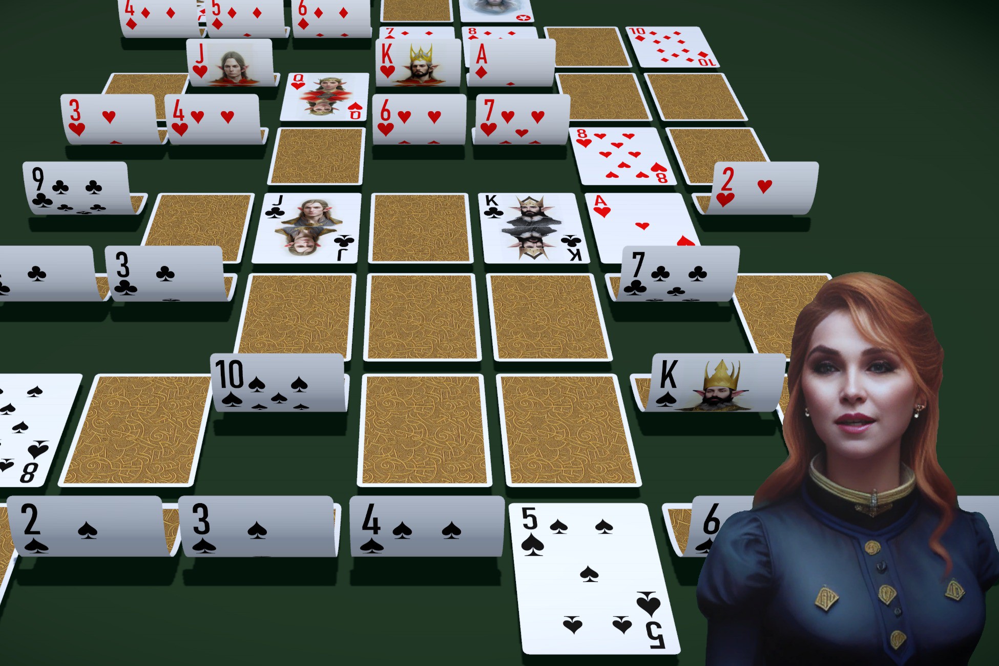 Flexible Playing Cards 3D: Elf deck | 3D Interior | Unity Asset Store