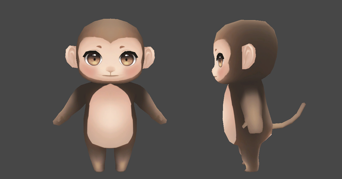 Cute-Animal_ Monkey | 3D Animals | Unity Asset Store