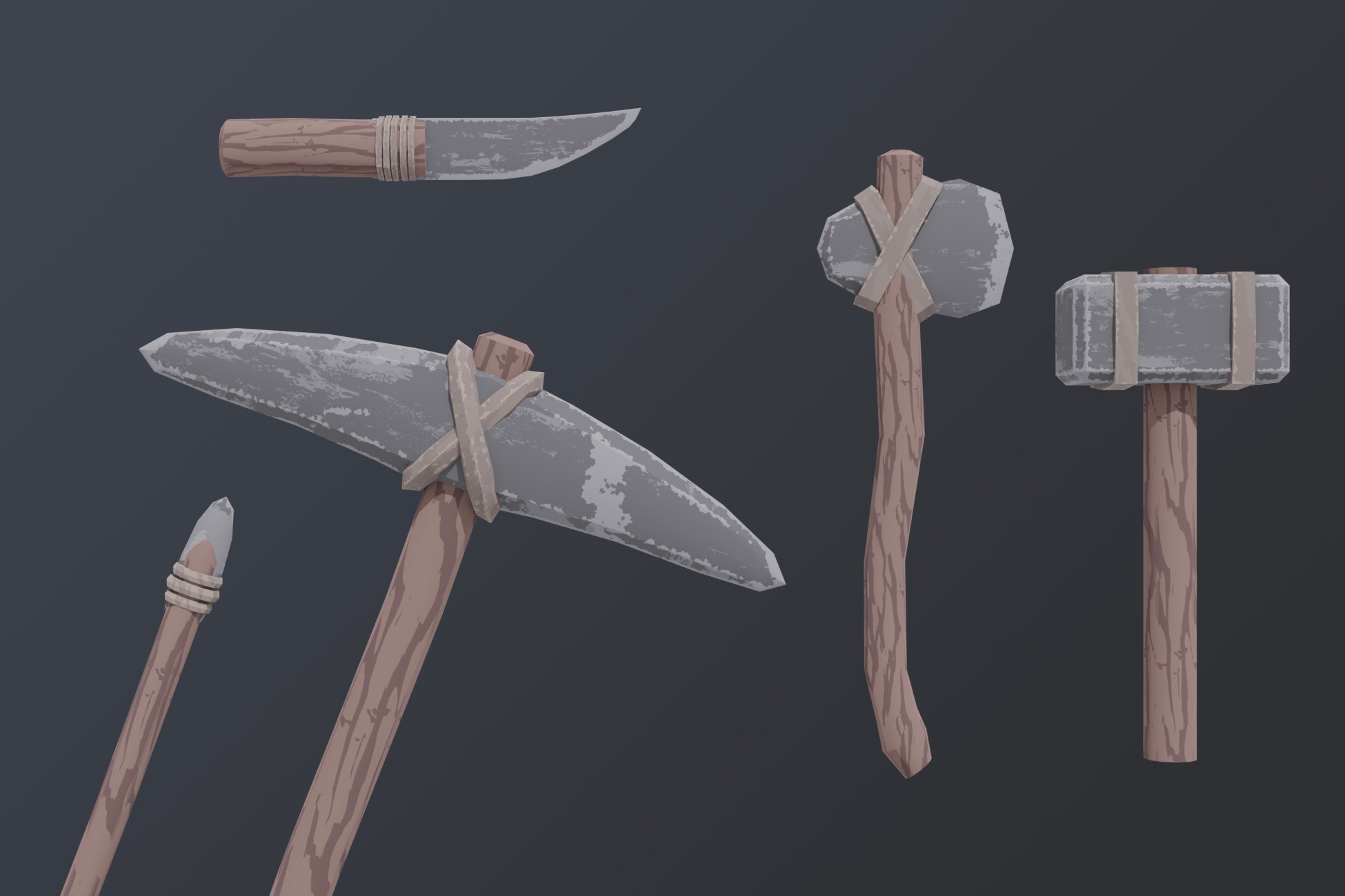 Stylized Stone Tools | 3D Tools | Unity Asset Store