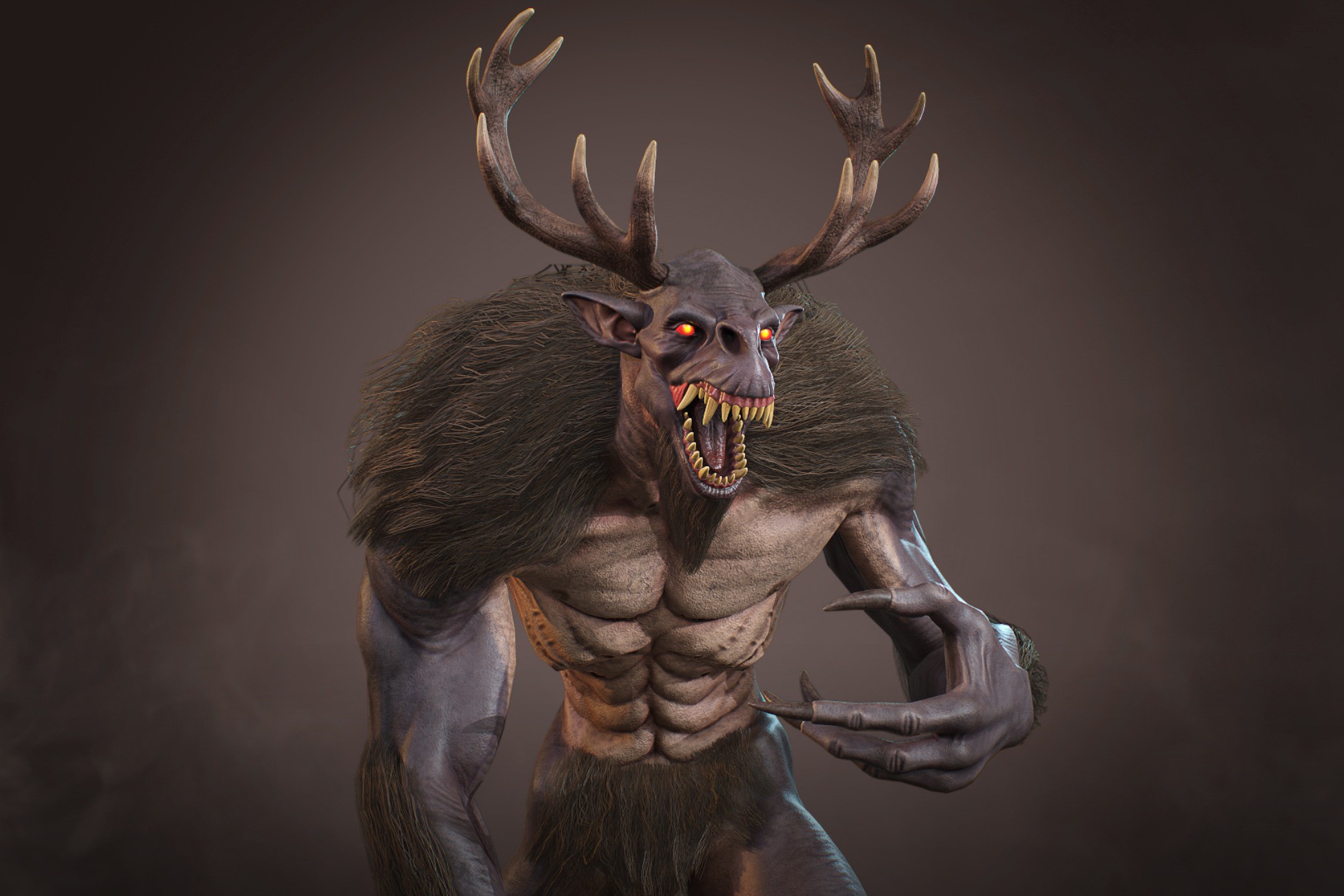 Creature 04 Wendigo | Characters | Unity Asset Store
