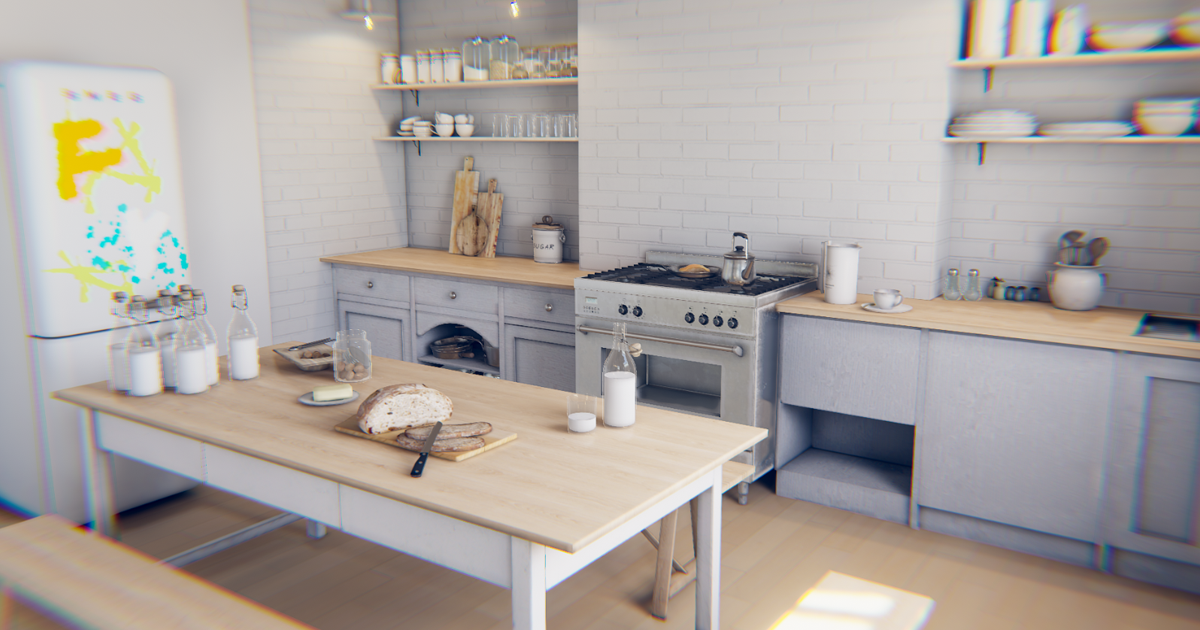 FR_KitchenRoom_V1.0 | 3D Environments | Unity Asset Store