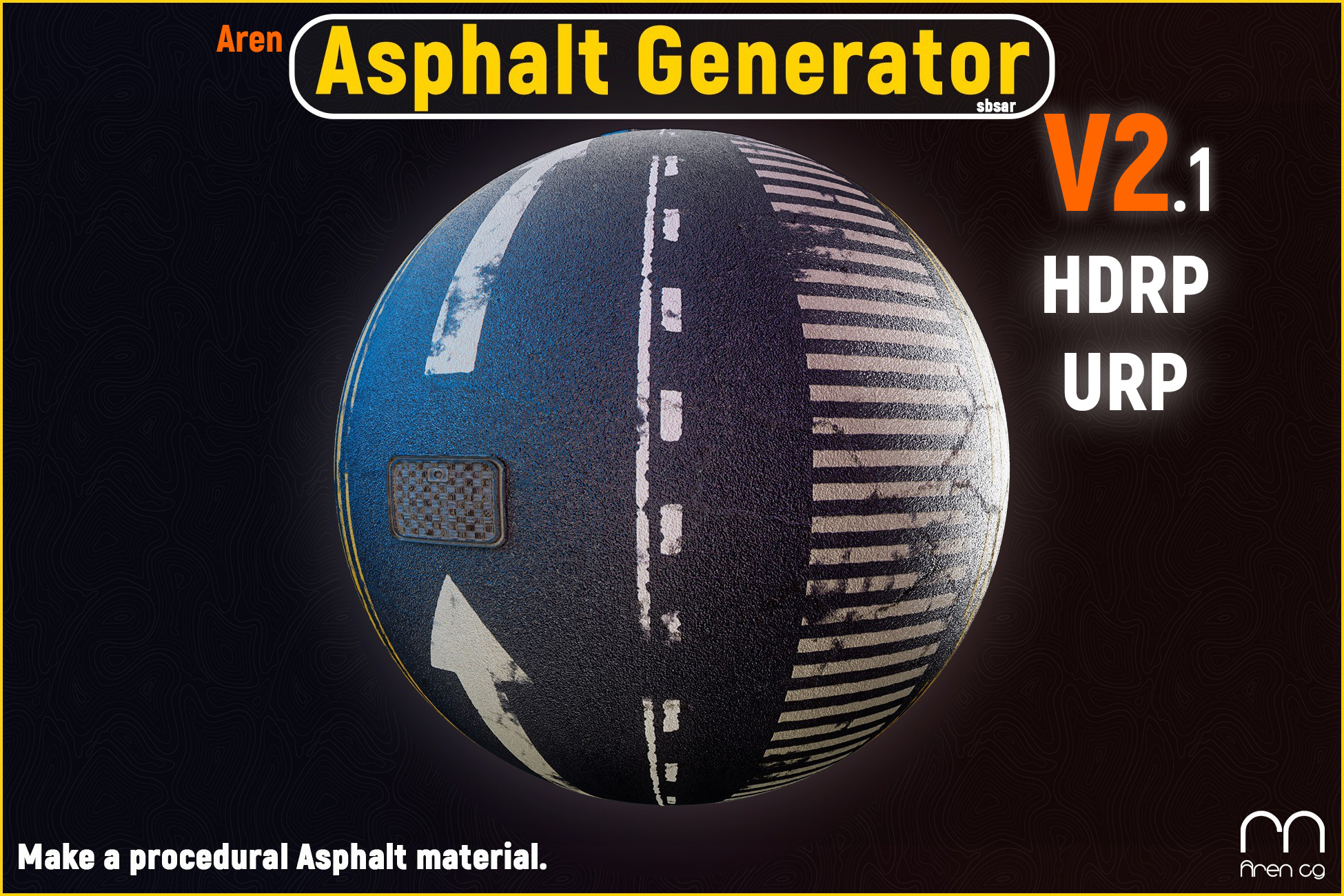 Aren Asphalt Generator V2.1 | 2D Roads | Unity Asset Store