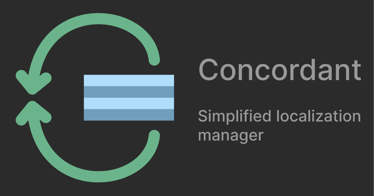 Concordant | Localization | Unity Asset Store