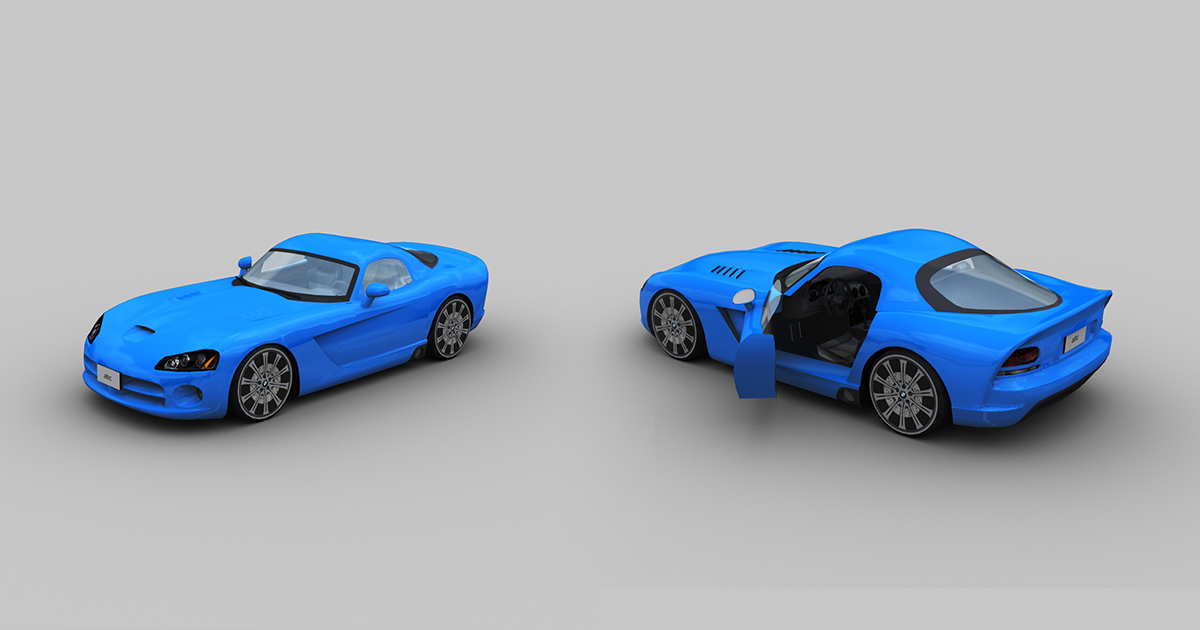 Car with Interior 22 | 3D Land | Unity Asset Store