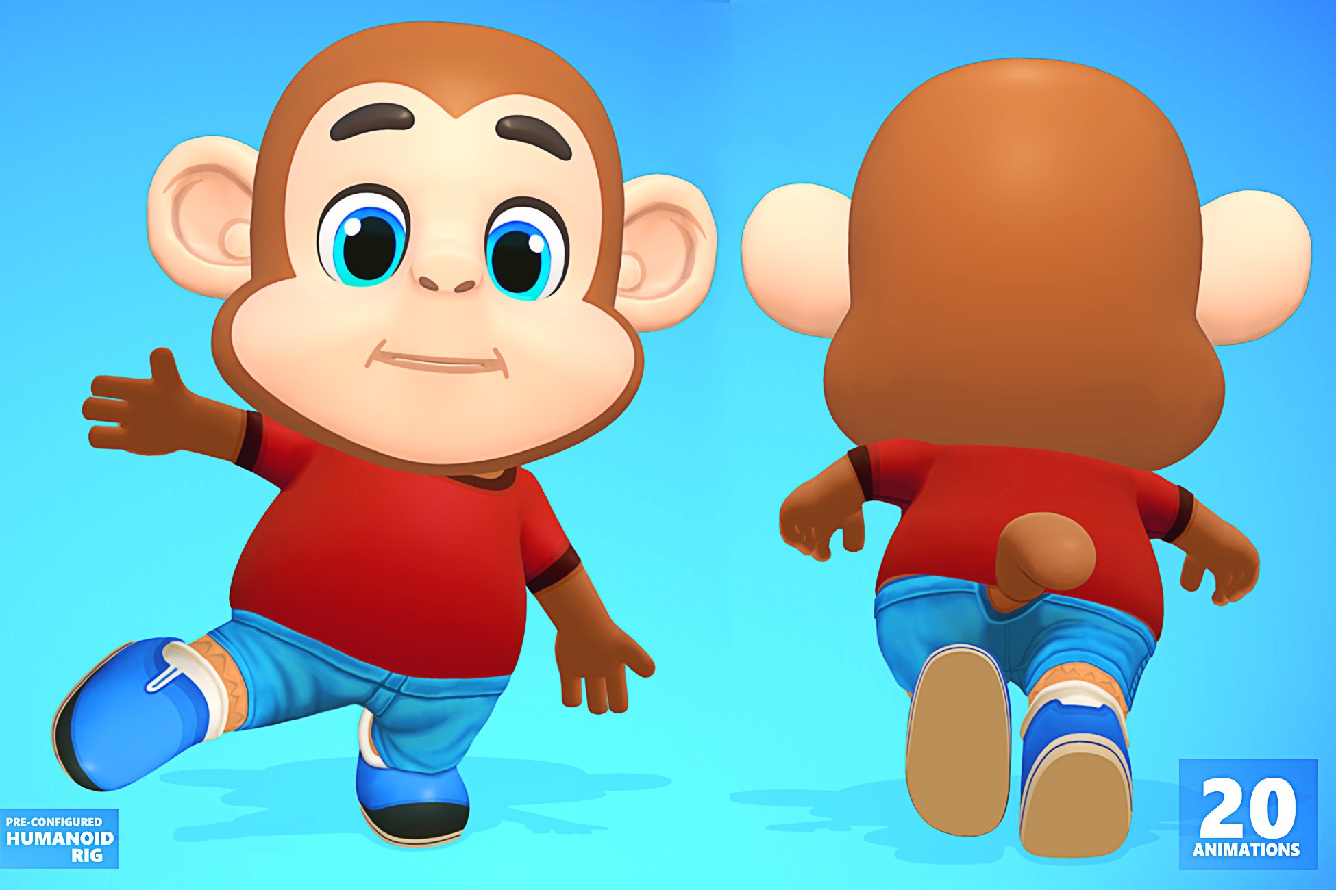 Monkey Chimp Animated | Characters | Unity Asset Store