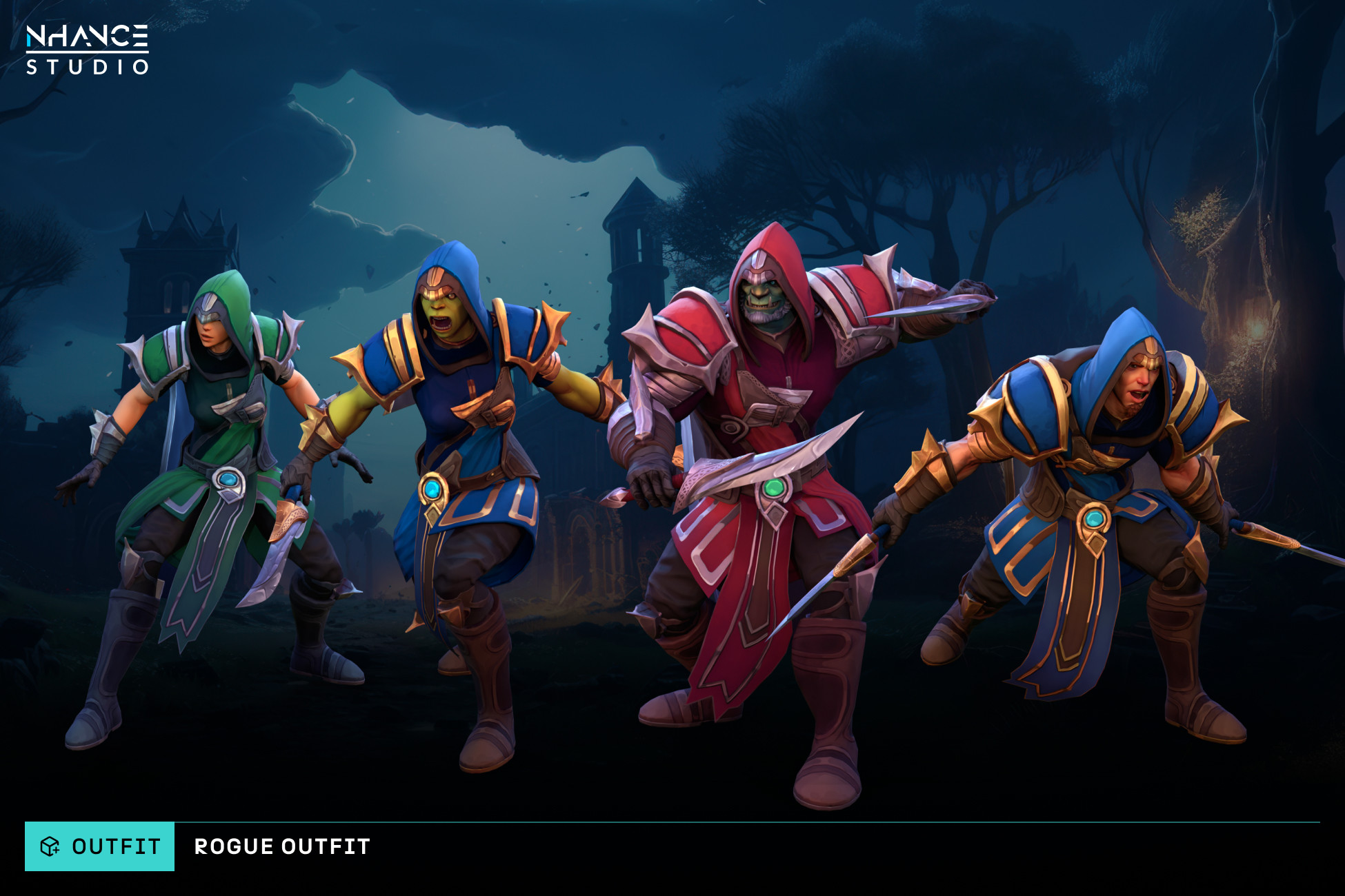 Stylized Rogue Outfit | 3D Characters | Unity Asset Store