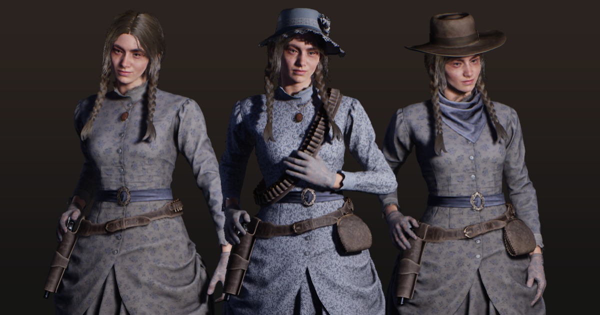Western Character Kate - Adventure Ordinary RPG Action Citizen Wild ...