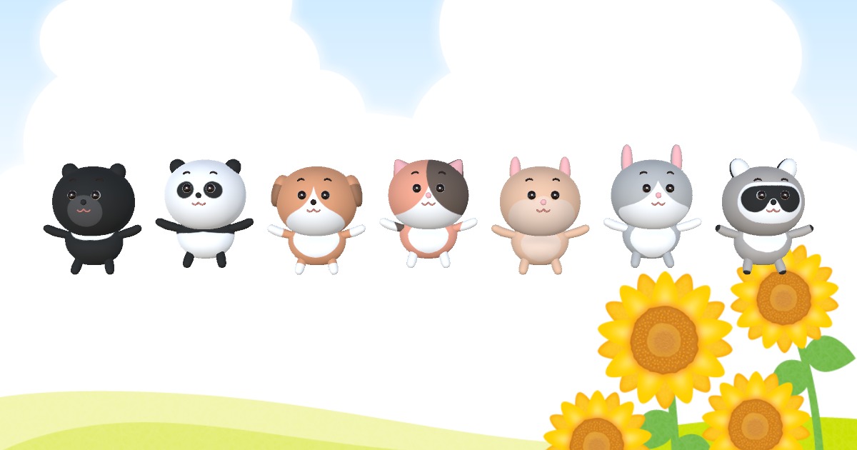 Friends - Cartoon Animals | 3D Characters | Unity Asset Store