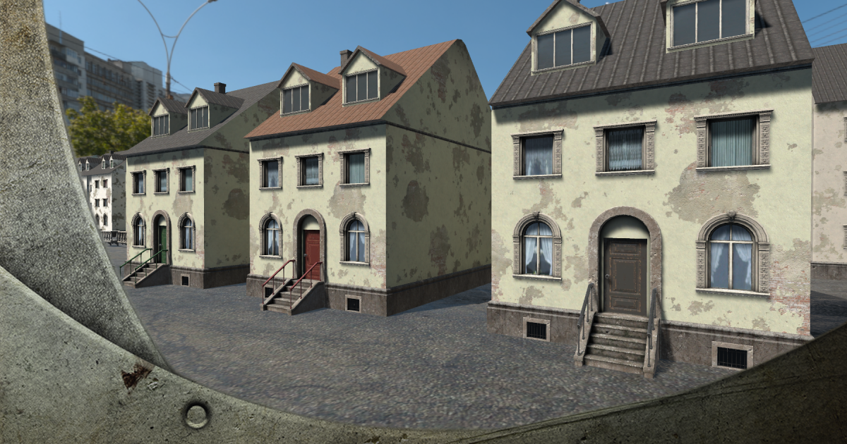 Vintage City Houses HQ | 3D Historic | Unity Asset Store