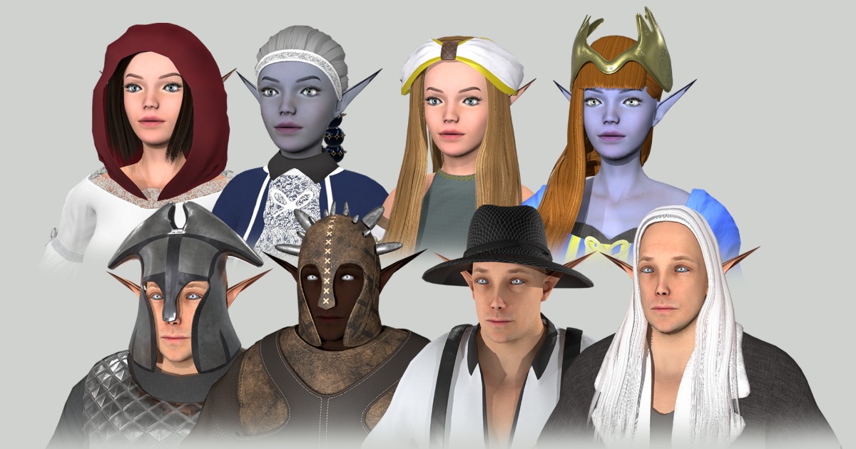 Elf collection | Characters | Unity Asset Store