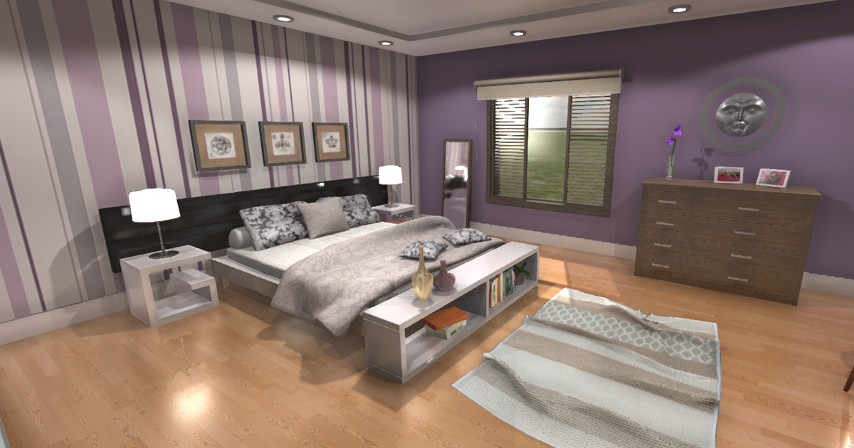 Modern Bedroom 2 | 3D Interior | Unity Asset Store