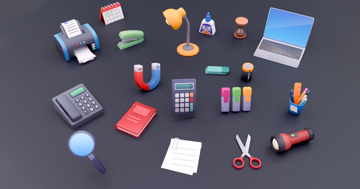 Objects Pack | Office Objects | 3D Props | Unity Asset Store