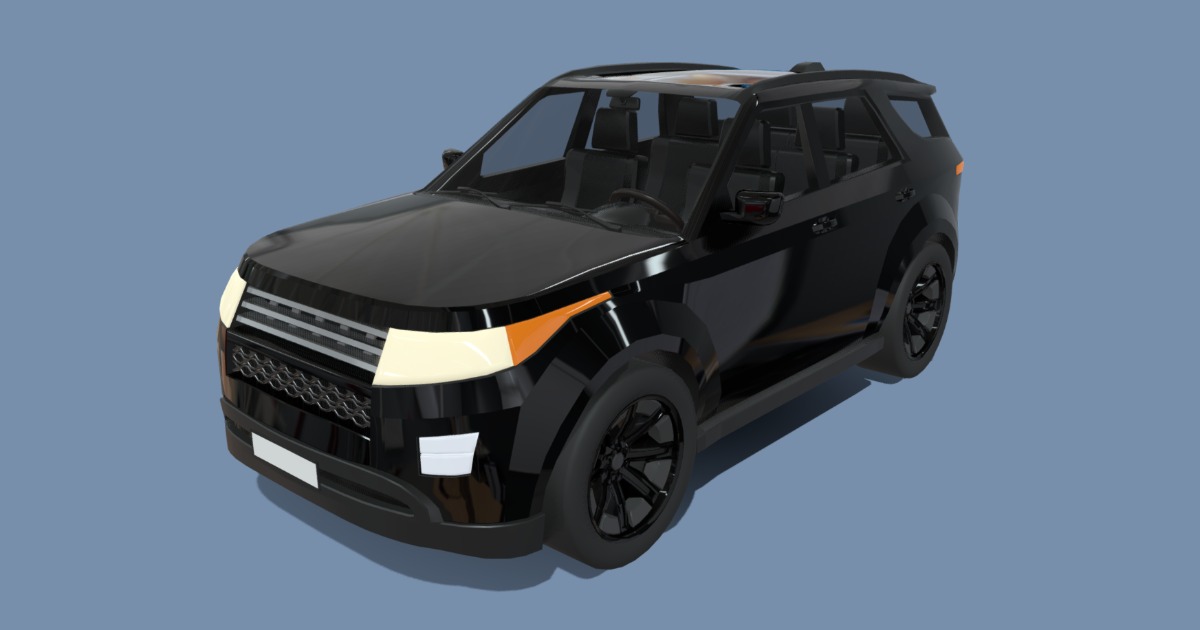 SUV Car (Low Poly) | 3D Land | Unity Asset Store