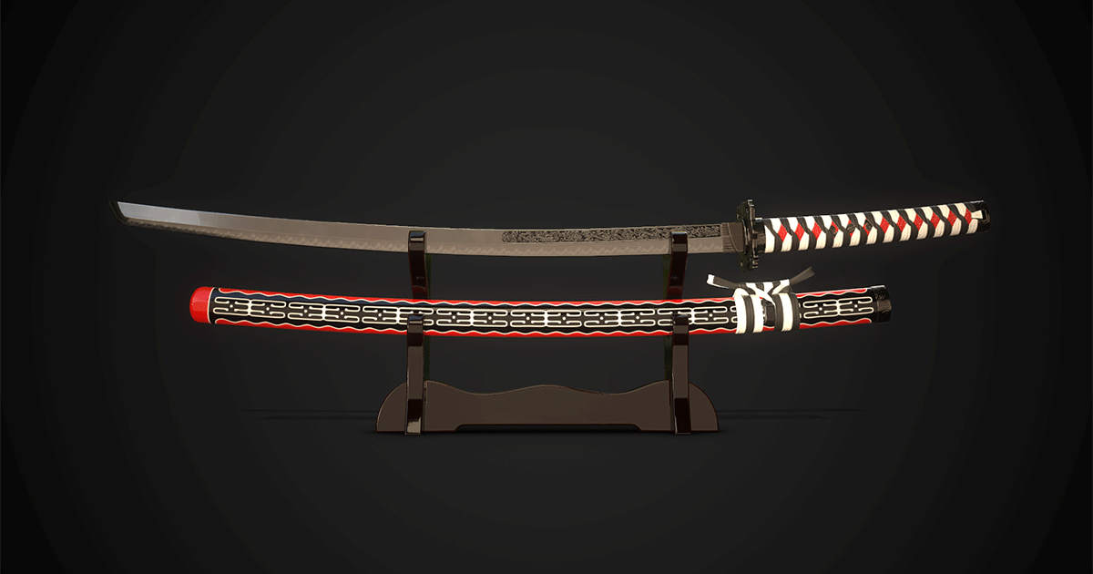 Samurai sword katana No.02 | 3D Weapons | Unity Asset Store