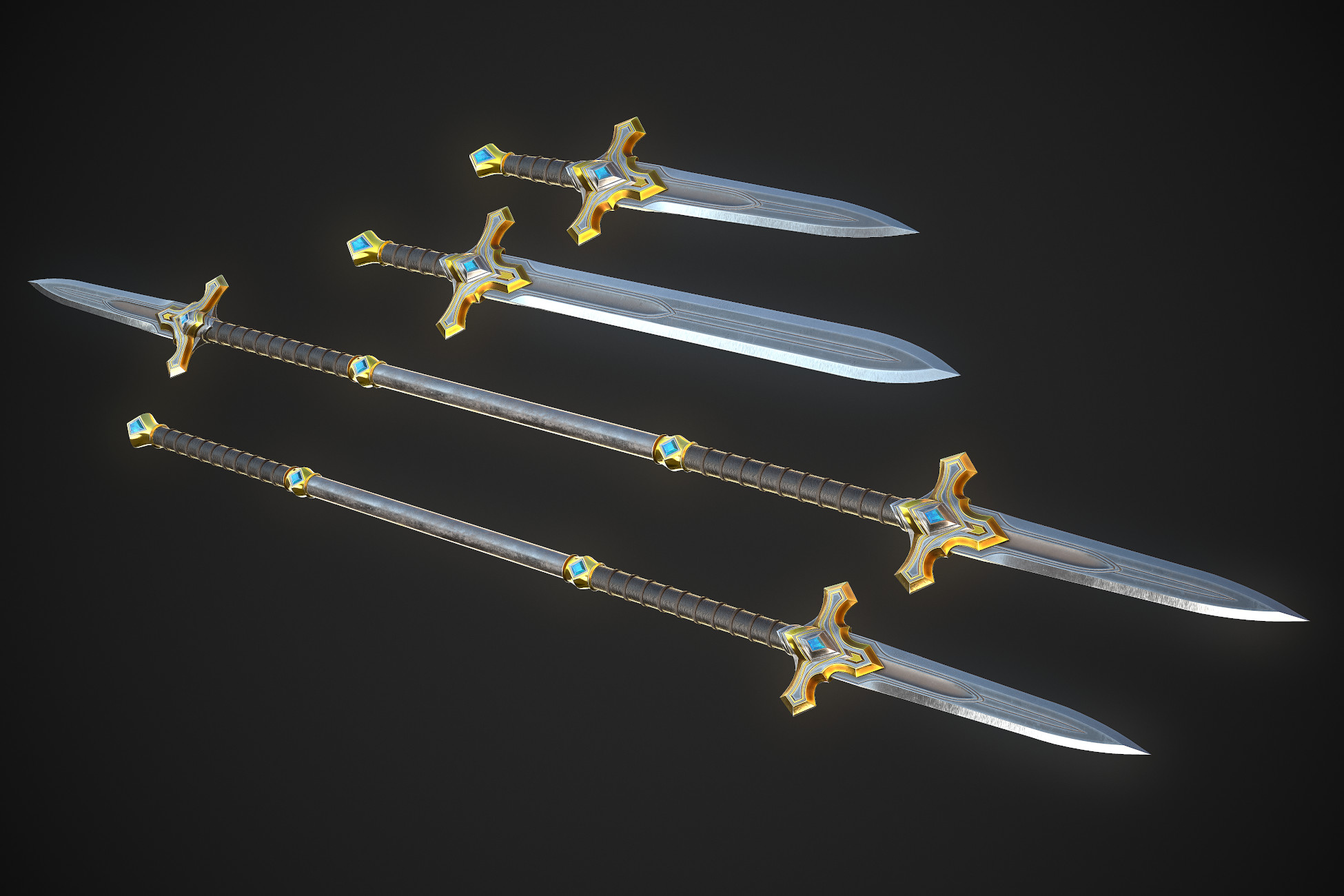 Medieval Weapon Set A06 | 3D 武器 | Unity Asset Store