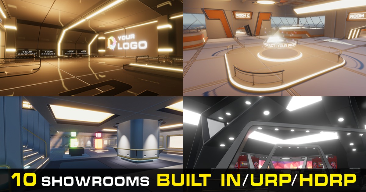 3D Showroom Bundle 01 | 3D Environments | Unity Asset Store
