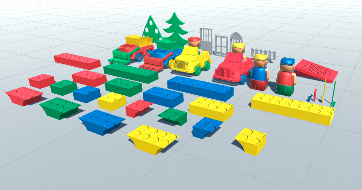 Construction pieces pack | 3D Props | Unity Asset Store