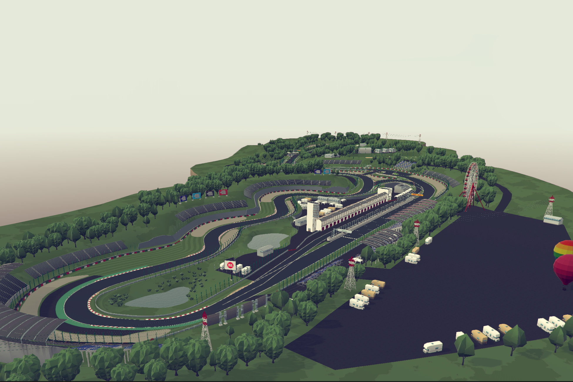 Cartoon Race Track Suzuka | 3D 도로 | Unity Asset Store