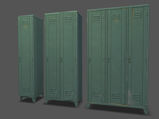 Industrial Locker Pack | 3D Industrial | Unity Asset Store