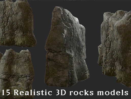 Realistic Rocks Pack A | 3D Environments | Unity Asset Store