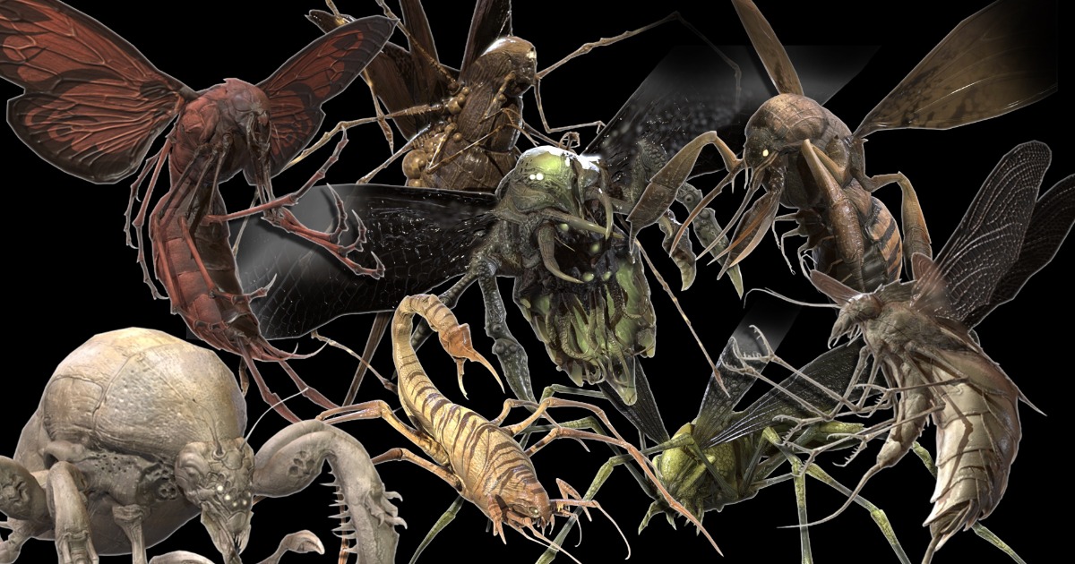 Insects BigPack2 | キャラクター | Unity Asset Store