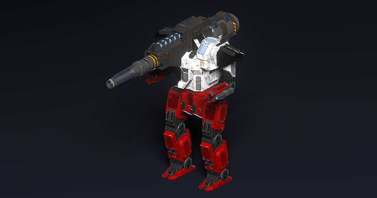 Light Mech Hammer | 3D Robots | Unity Asset Store