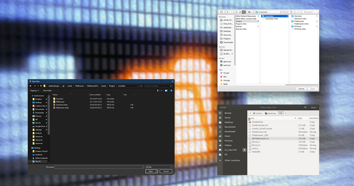 File Browser Pro Utilities Tools Unity Asset Store