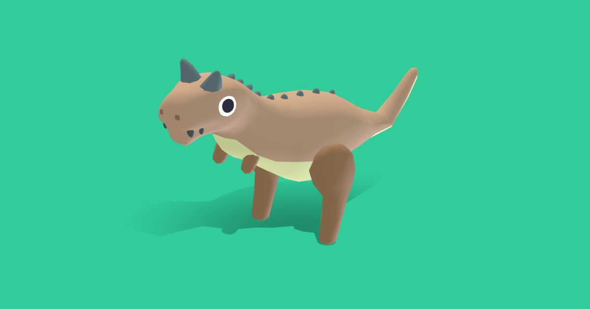 Carnotaurus - Quirky Series | 3D Animals | Unity Asset Store