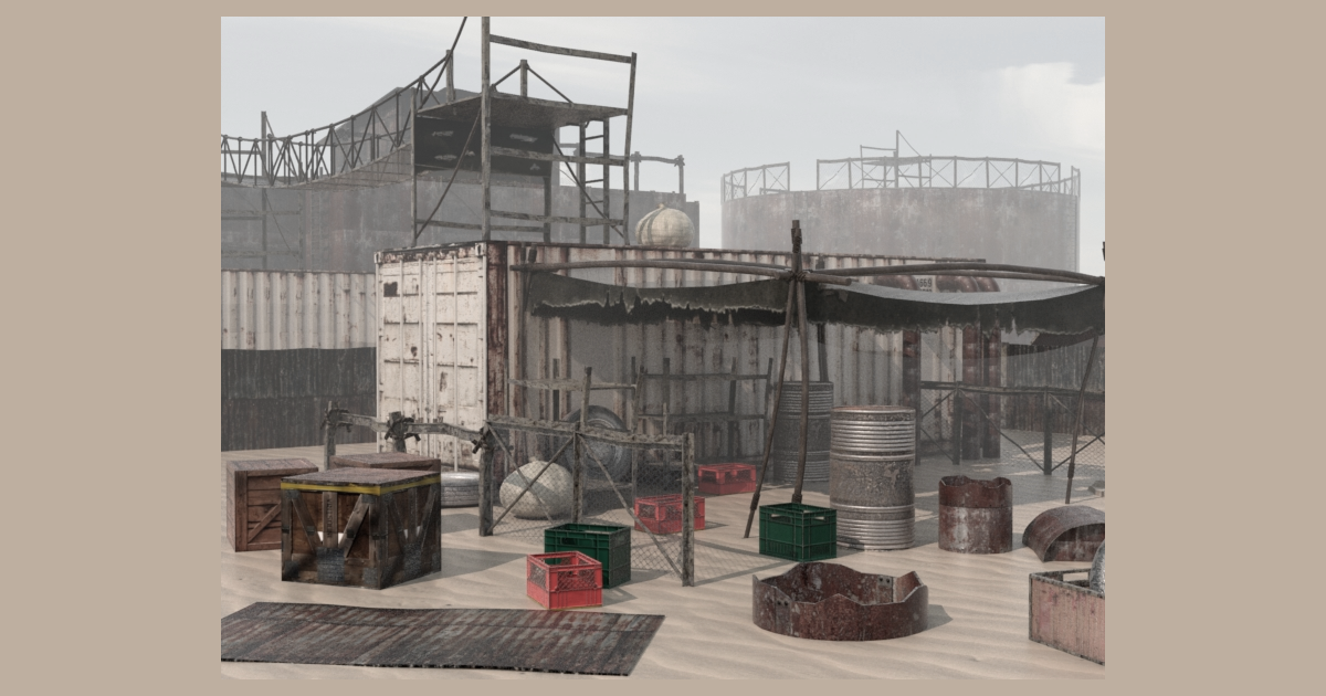 Post Apocalyptic Set | 3D Environments | Unity Asset Store