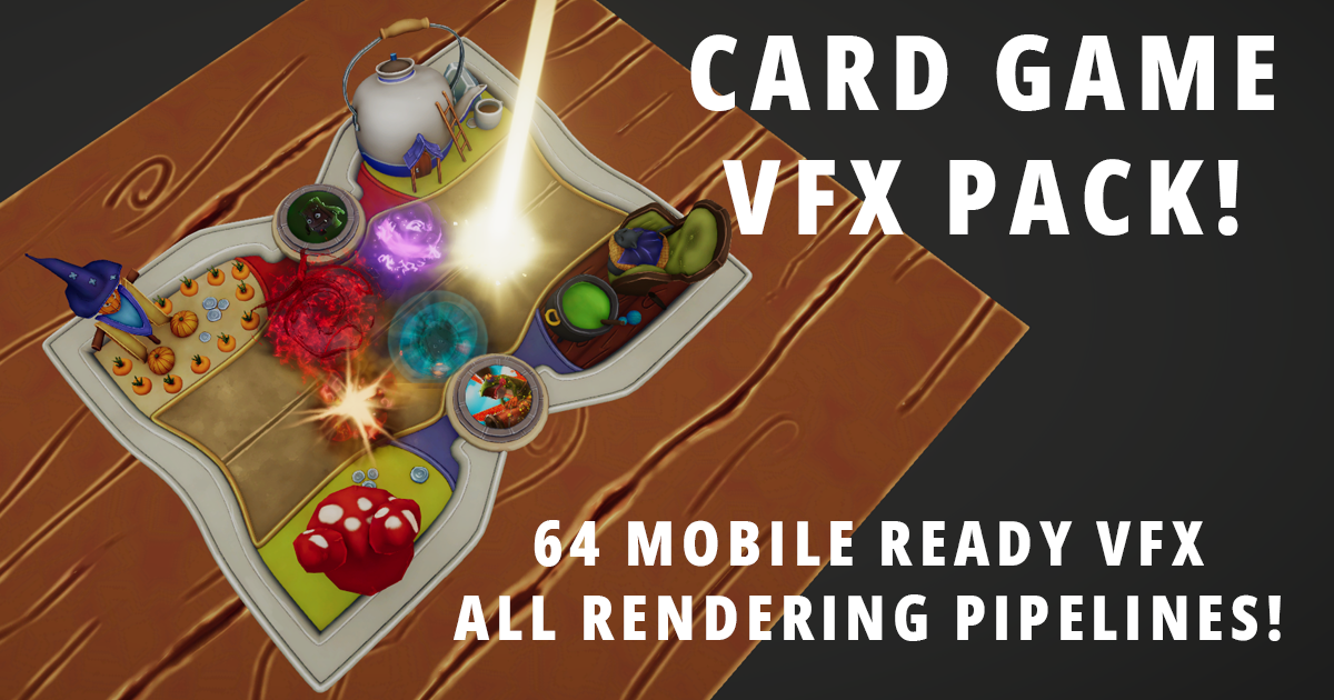 Board / Card Game Stylized VFX Magic | VFX | Unity Asset Store