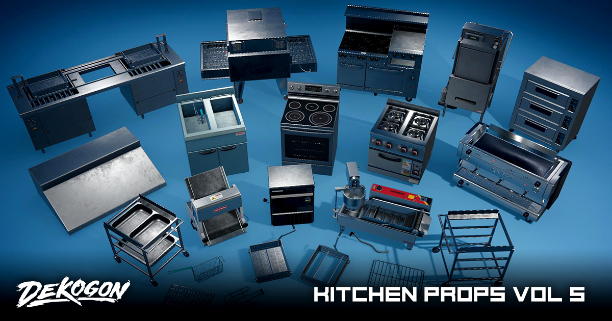 Kitchen Props - VOL.5 | 3D Props | Unity Asset Store
