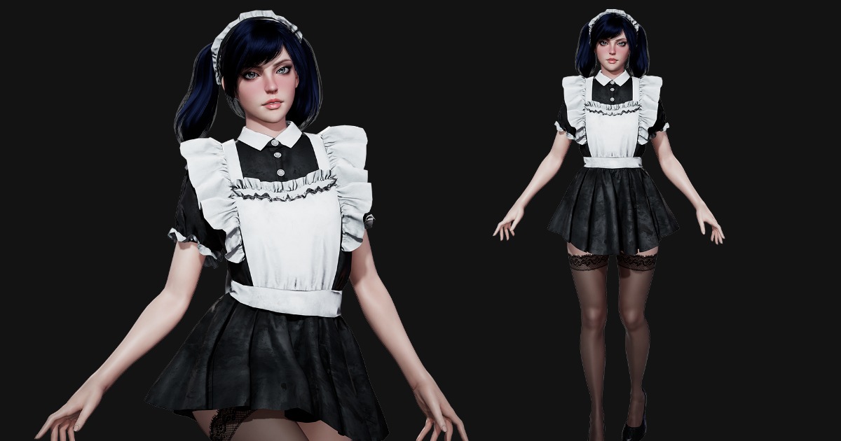 Maid Girl | Characters | Unity Asset Store