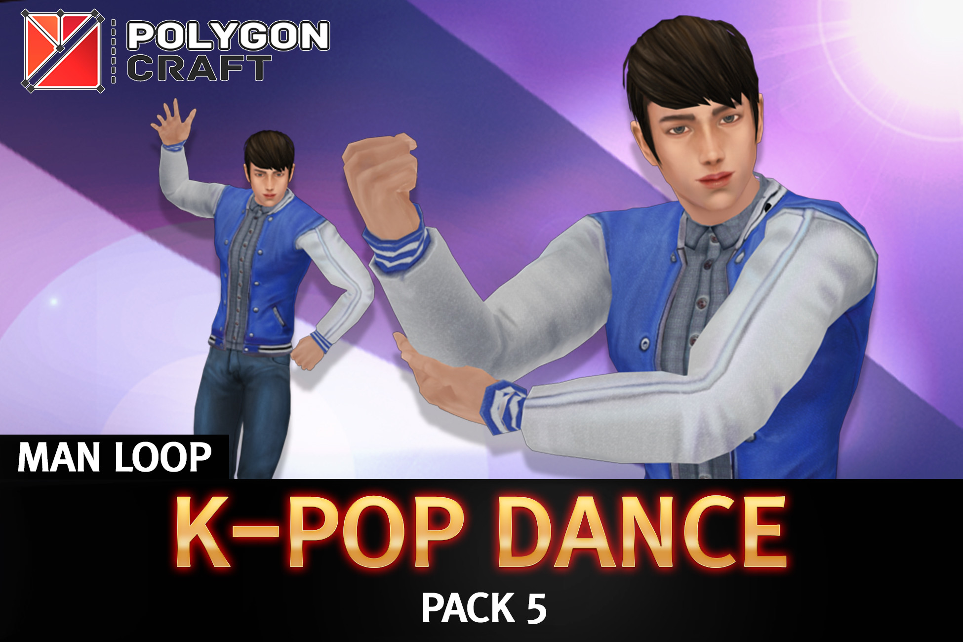 K-POP Dance Pack 5 (Man Loop) | 3D Animations | Unity Asset Store