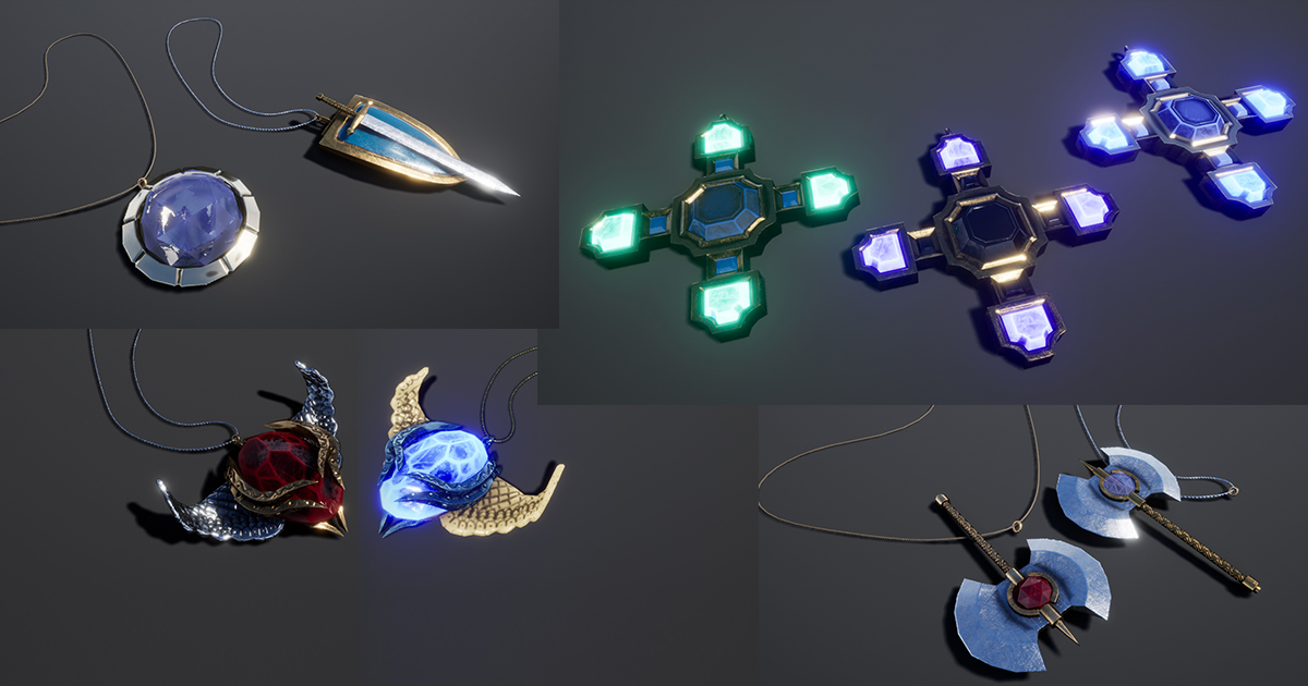 Amulets | 3D Props | Unity Asset Store