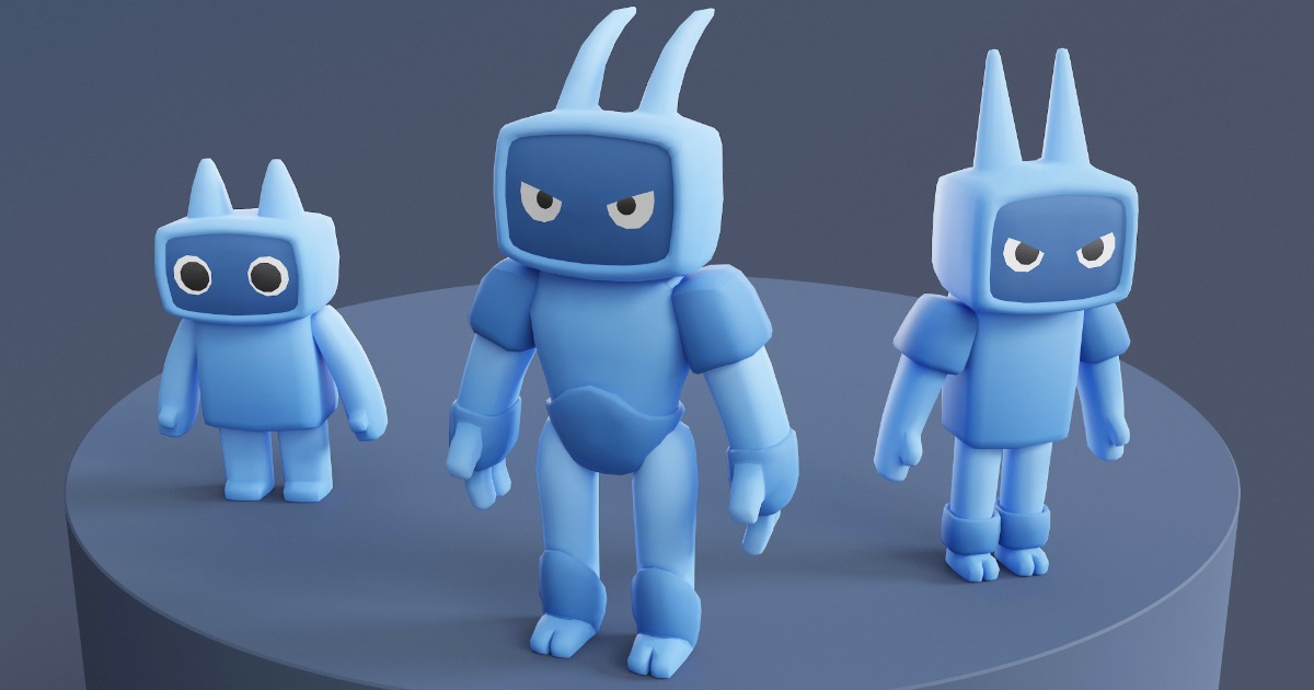 Cartoon Characters - Telekong Warriors | 3D Creatures | Unity Asset Store